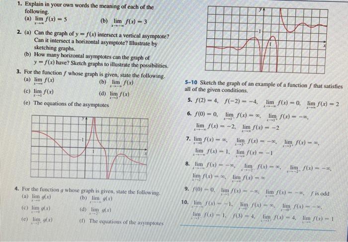 Solved 5-10 Sketch the graph of an example of a function f | Chegg.com