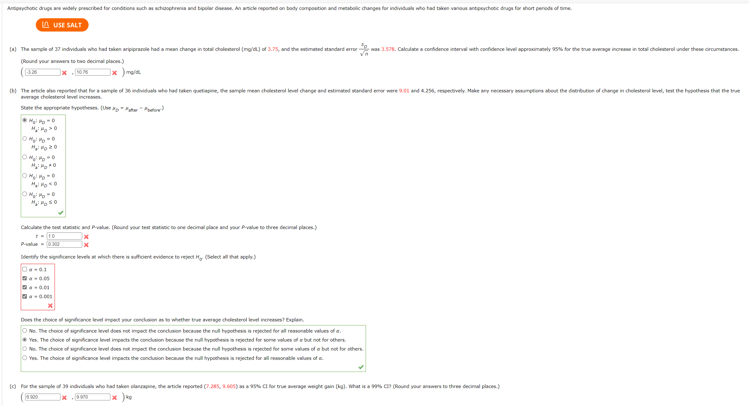Solved (Round your answers to two decimal | Chegg.com