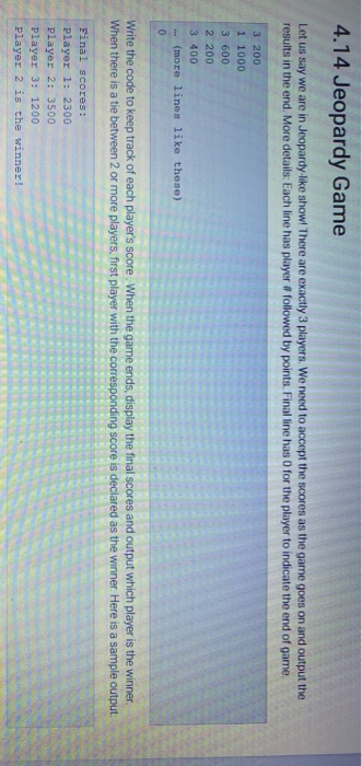 Solved need to develop a code only using knowlegde from | Chegg.com