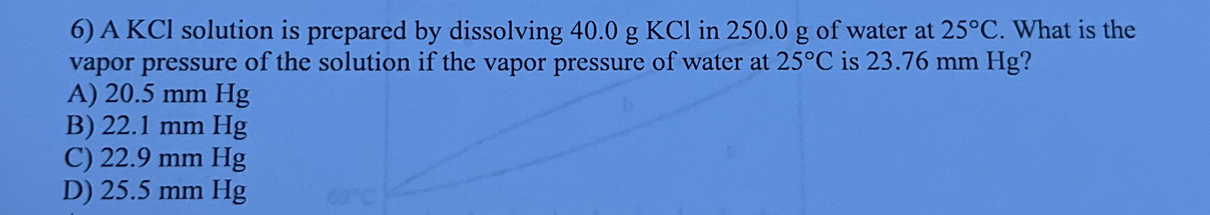 Solved A KCl solution is prepared by dissolving 40.0 ﻿g KCl | Chegg.com