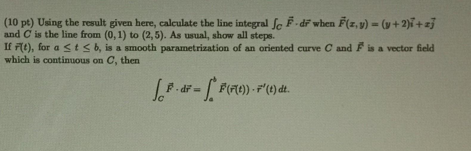 Solved (10 pt) Using the result given here, calculate the | Chegg.com
