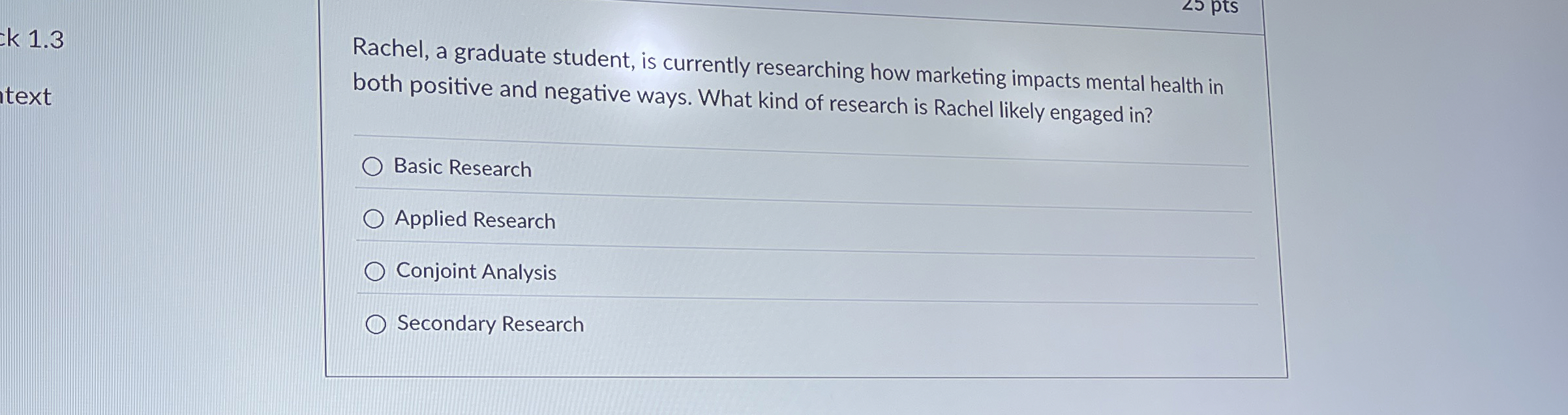 Solved Rachel, a graduate student, is currently researching | Chegg.com