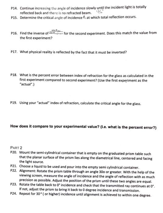 Solved Lab 13 Reflection & Refraction Introduction The speed | Chegg.com