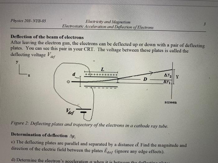 Solved lab question on Electrostatic acceleration and | Chegg.com