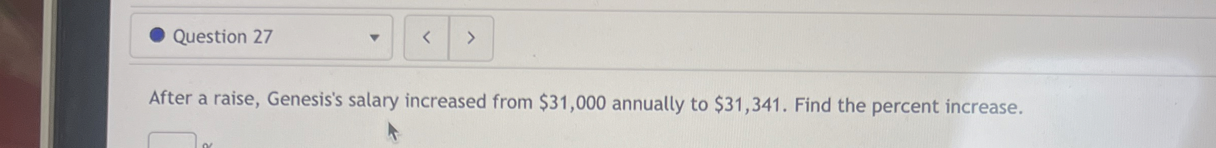Solved After a raise, Genesis's salary increased from | Chegg.com