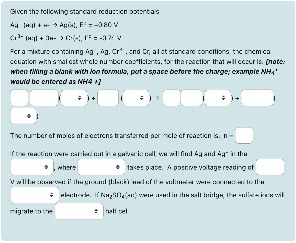 Solved Given the following standard reduction | Chegg.com