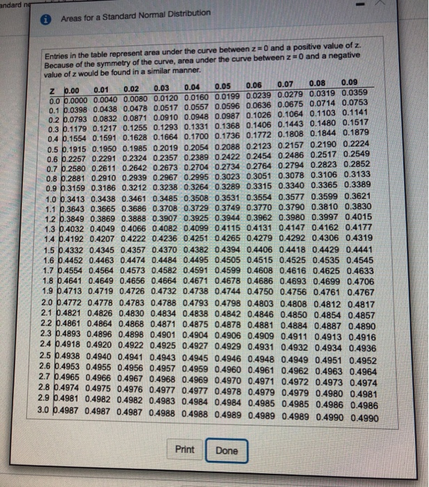 Solved Let x be a continuous random variable with a standard | Chegg.com