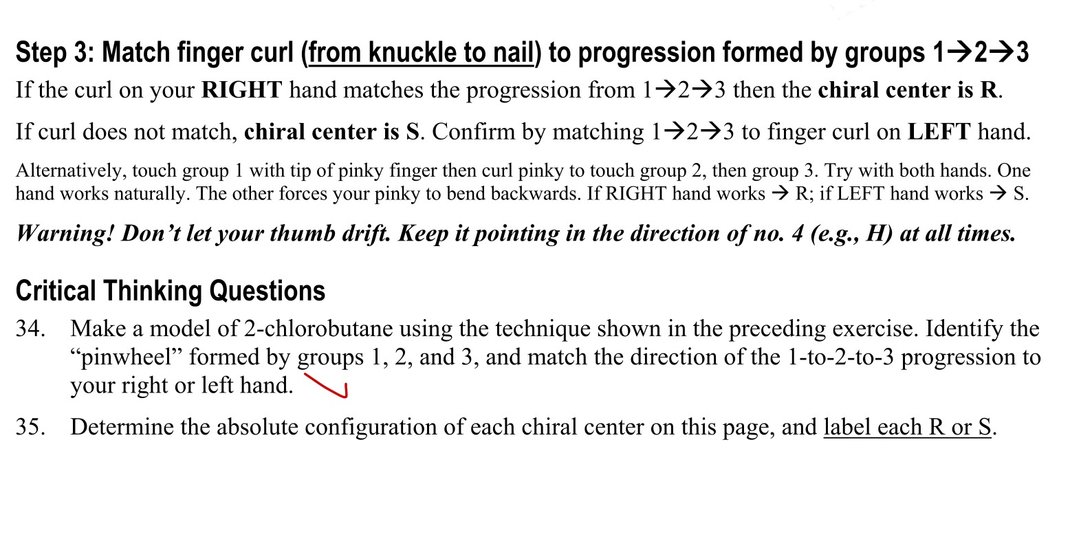Step 3: Match finger curl (from knuckle to nail) ﻿to | Chegg.com