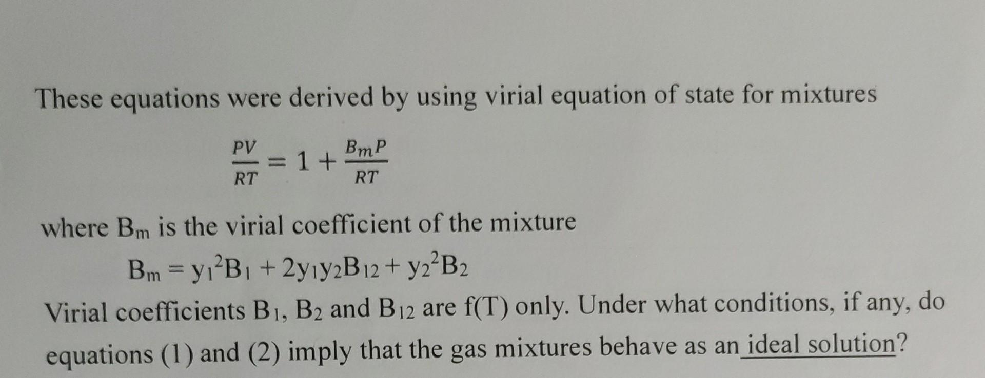 Solved The following equations have been proposed for the | Chegg.com