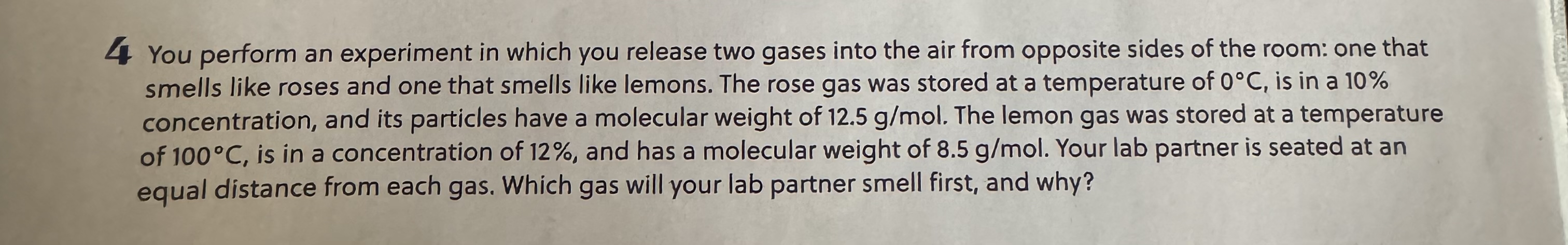 Solved 4 ﻿You perform an experiment in which you release two | Chegg.com