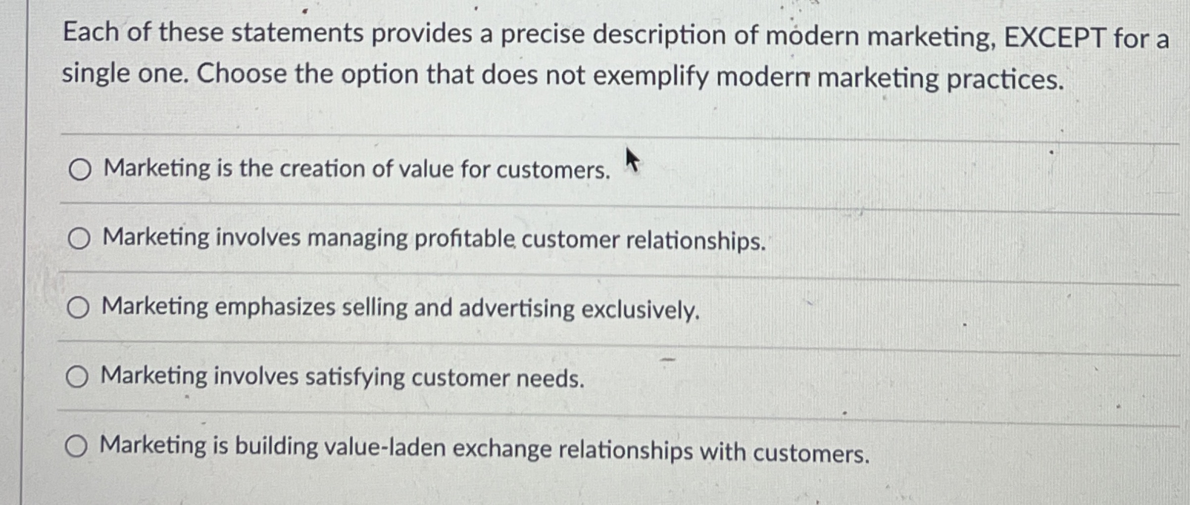 Solved Each of these statements provides a precise | Chegg.com