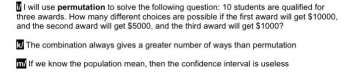 Solved I will use permutation to solve the following | Chegg.com