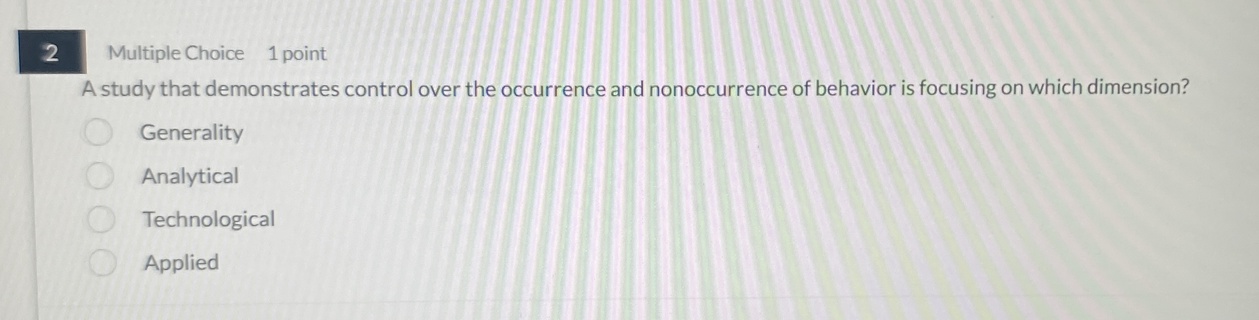 Solved 2Multiple Choice1 pointA study that demonstrates | Chegg.com Solved 2Multiple Choice1 pointA study that demonstrates | Chegg.com
