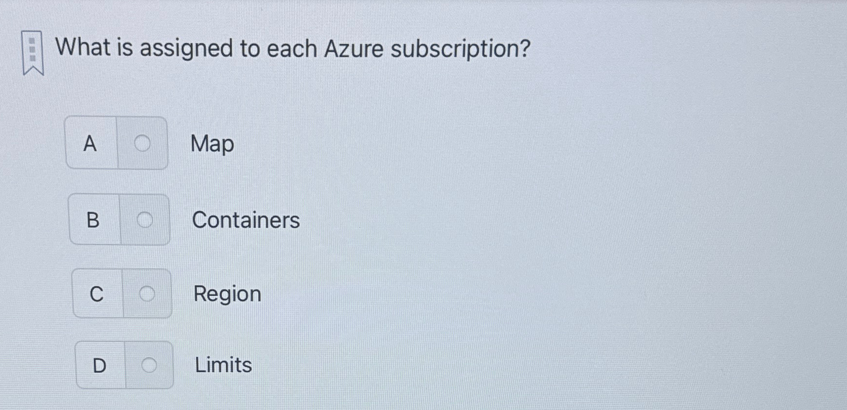 Solved What is assigned to each Azure subscription? | Chegg.com