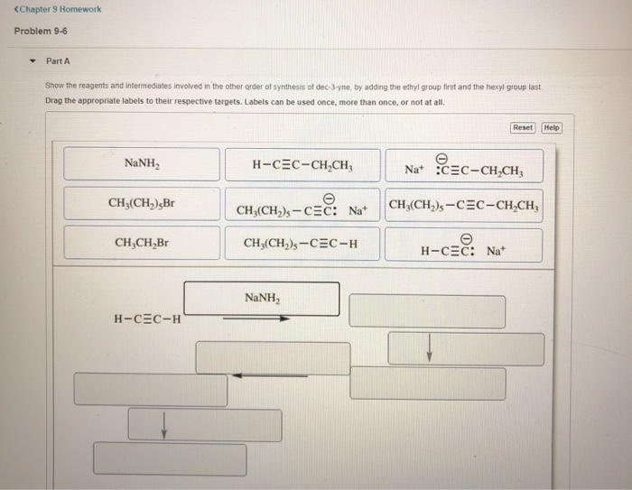 Solved The reaction below shows the synthesis of dec 3-yne | Chegg.com