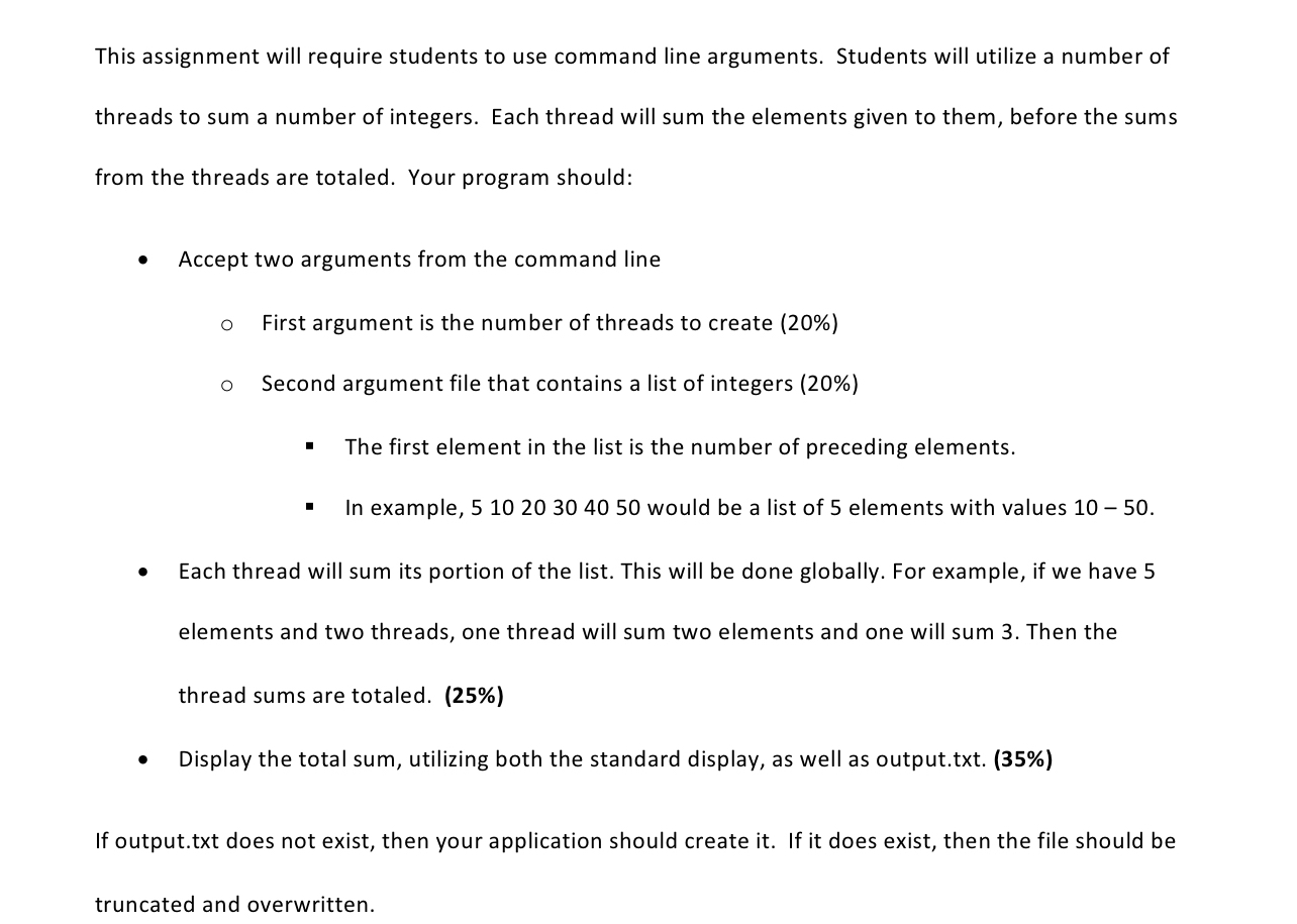 Solved This assignment will require students to use command | Chegg.com