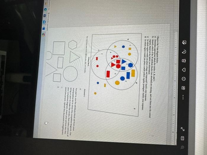 Solved Determine appropriate labels for circles A, B. | Chegg.com