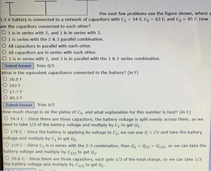 Solved C1 & C2 C3 The next few problems use the figure | Chegg.com