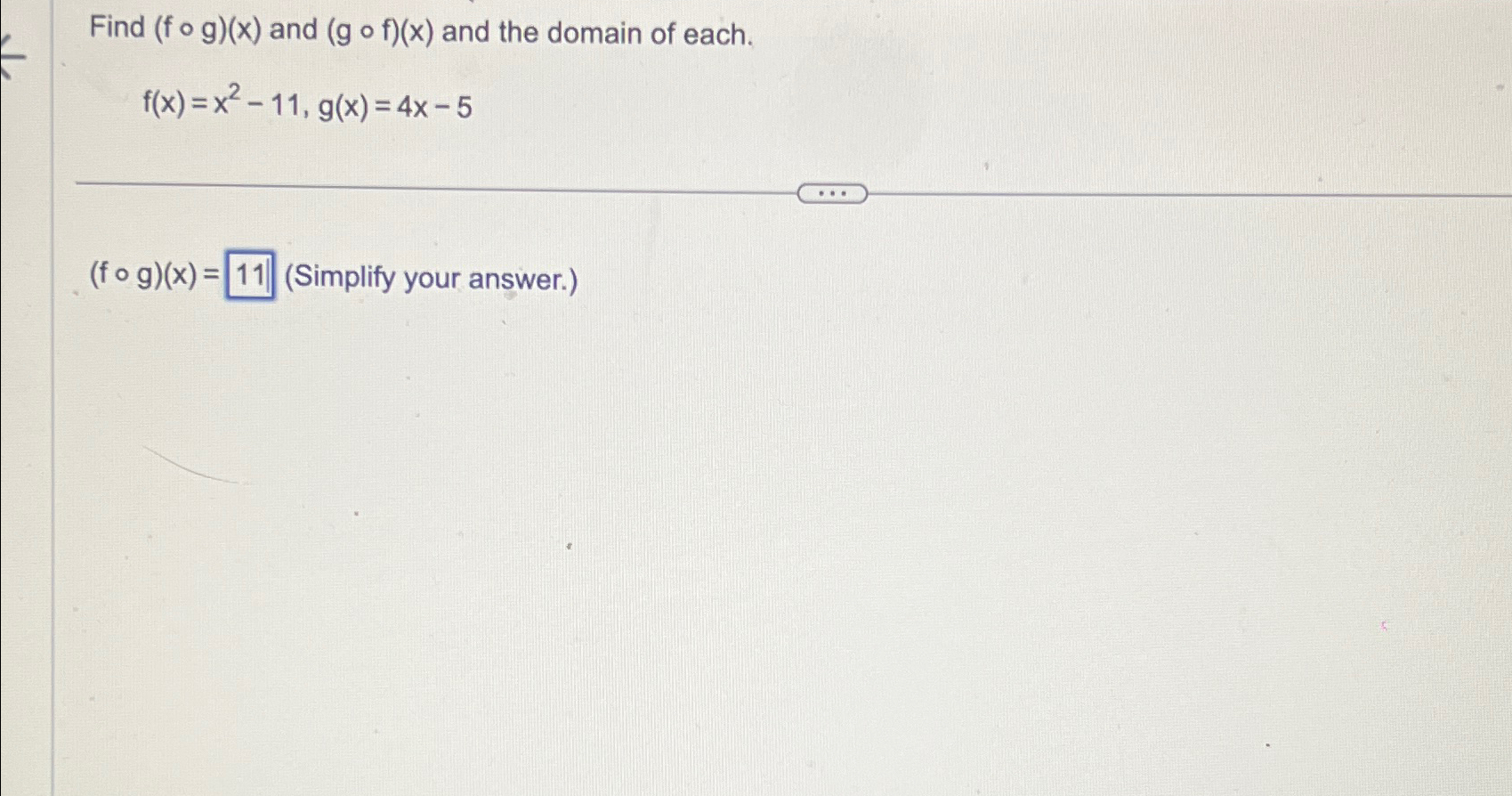 Solved Find (f@g)(x) ﻿and (g@f)(x) ﻿and the domain of | Chegg.com
