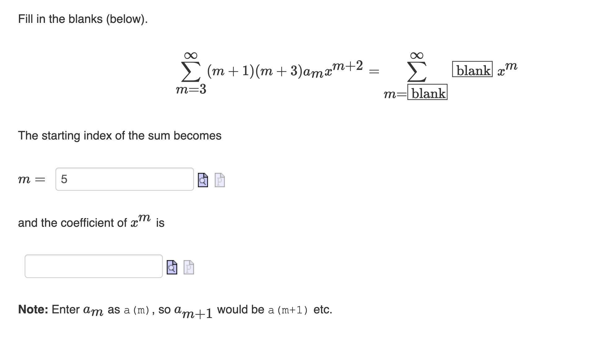 Solved Fill in the blanks | Chegg.com