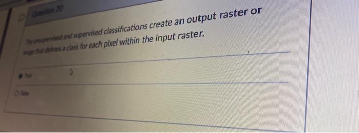 Solved in the supervised classification, those examples | Chegg.com