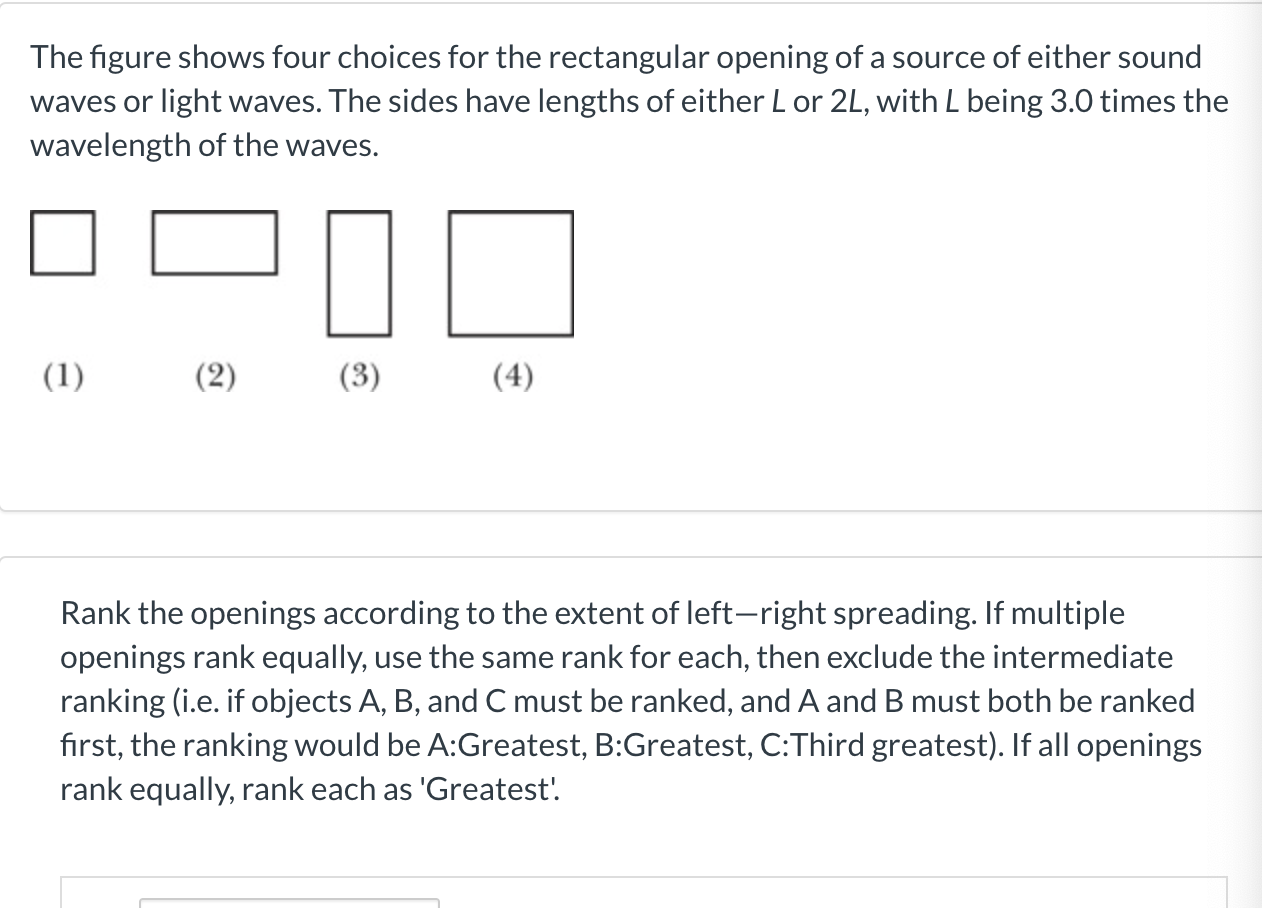 Solved The figure shows four choices for the rectangular | Chegg.com