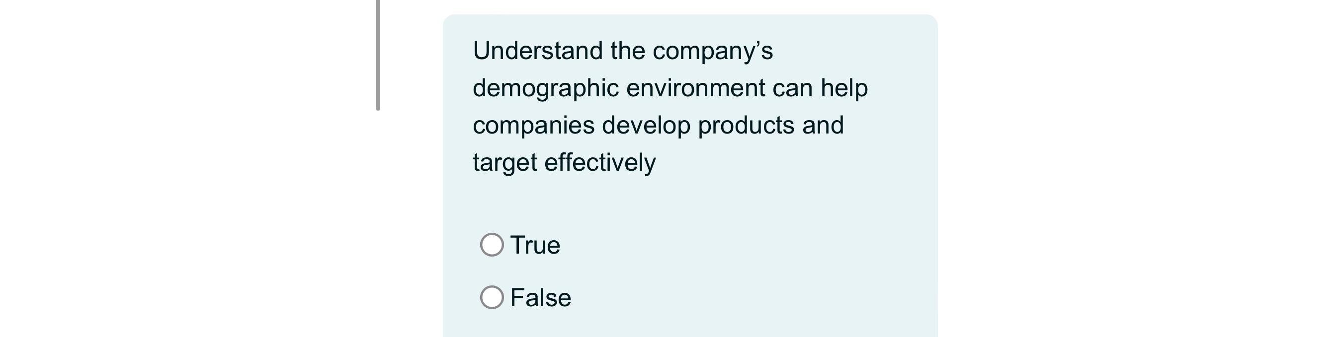 Solved Understand the company's demographic environment can | Chegg.com