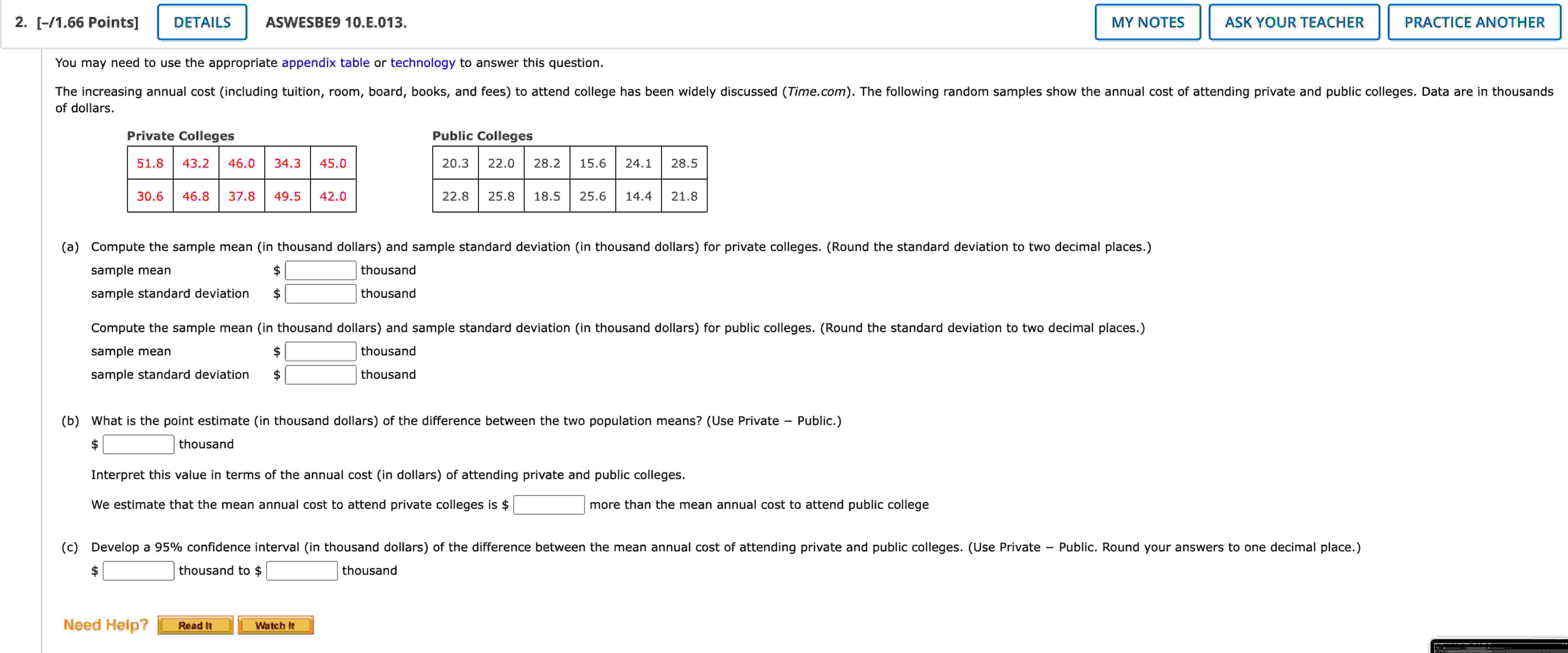 Solved You may need to use the appropriate appendix table or | Chegg.com