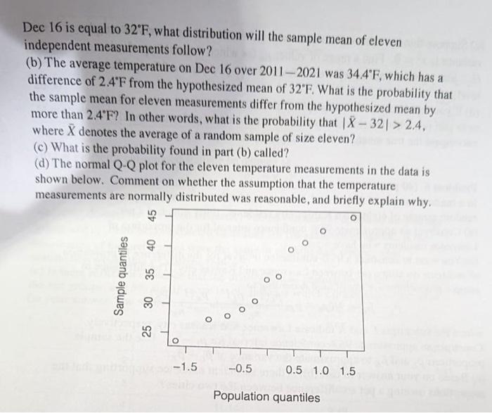 Solved Problem 4. (50pts) You have the data of daily average | Chegg.com