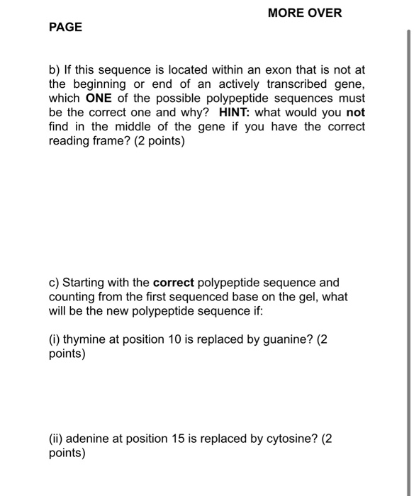 Solved GATC a) The image above is part of a DNA sequencing | Chegg.com