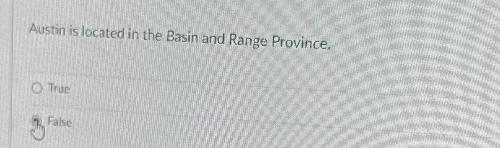 Solved Austin is located in the Basin and Range | Chegg.com