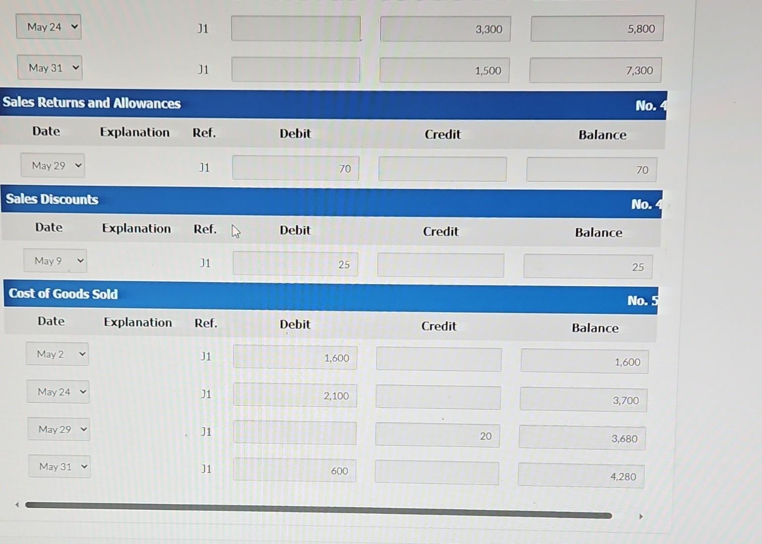 Solved \begin{tabular}{|c|c|c|c|c|c|c|} \hline May 5∨ & & J1 | Chegg.com