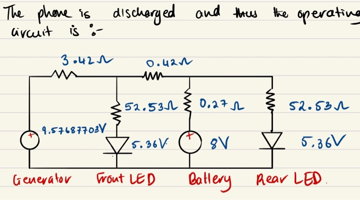 Solved (d) Using a circuit analysis technique of your | Chegg.com