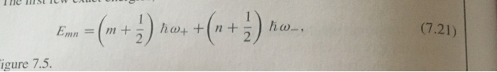 Solved Problem 7 10 Show That The First Order Energy