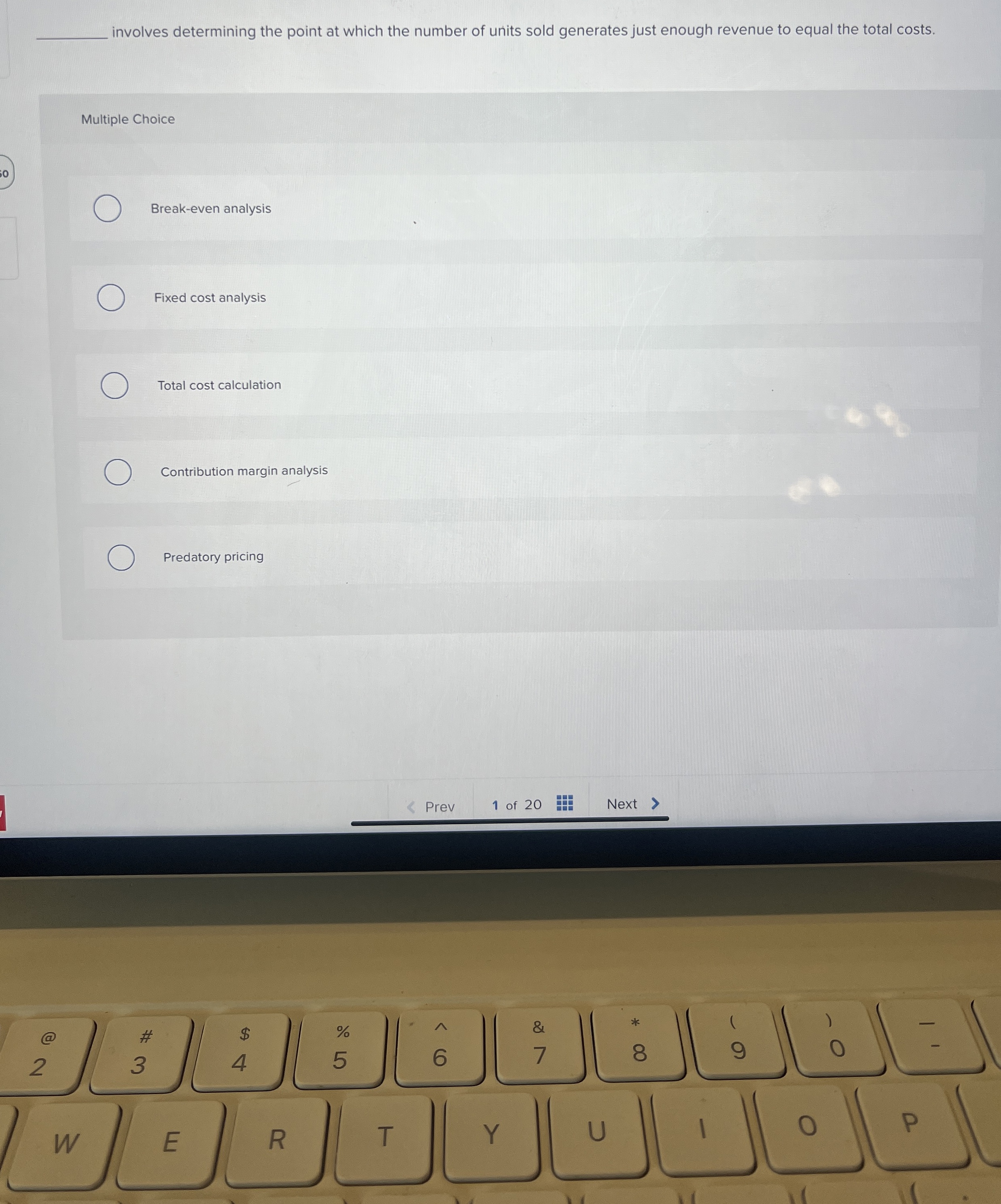 Solved involves determining the point at which the number of | Chegg.com