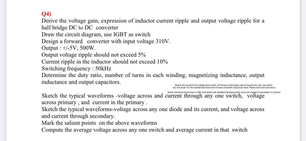 Solved Q4)Derive the voltage gain, expression of inductor | Chegg.com