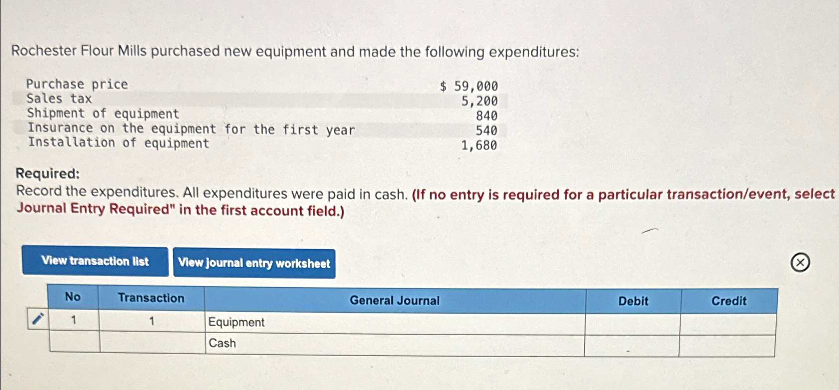 Solved Rochester Flour Mills purchased new equipment and | Chegg.com