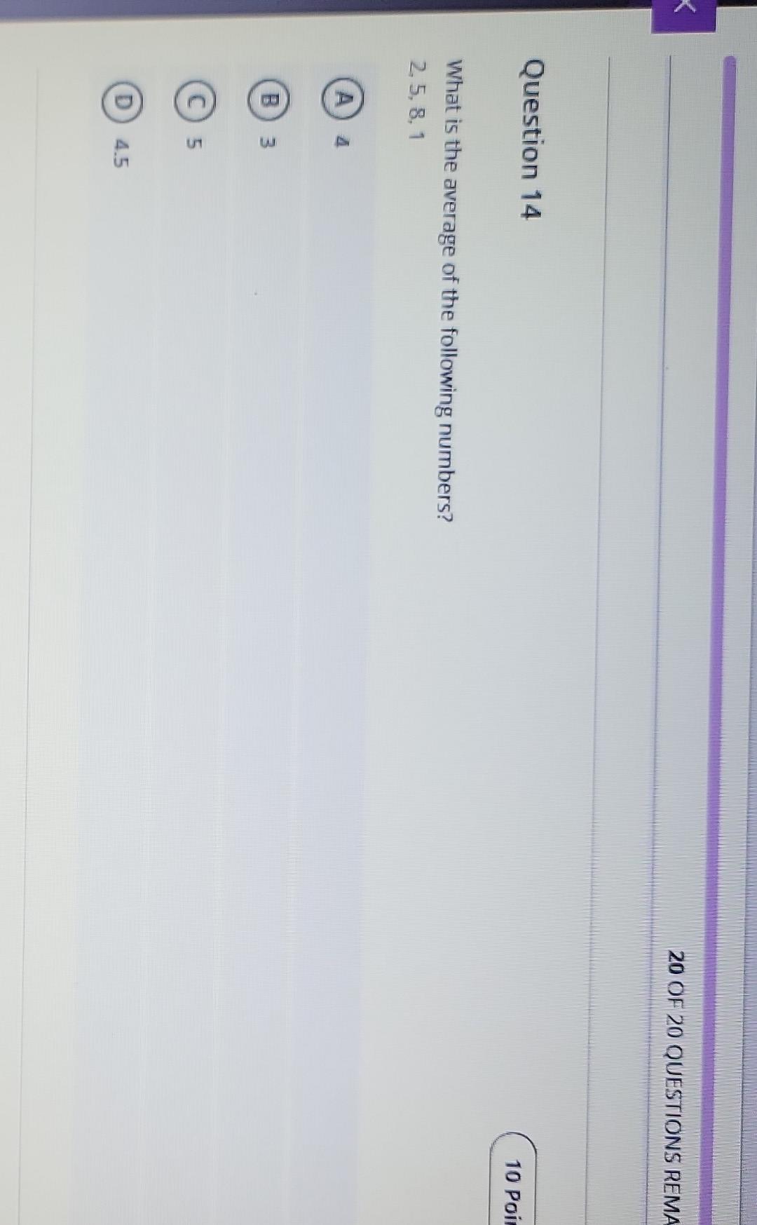 Solved What is the average of the following numbers? 2. 5, | Chegg.com