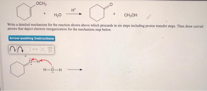 Solved OCH H H20 CH,OH Write a detailed mechanism for the | Chegg.com
