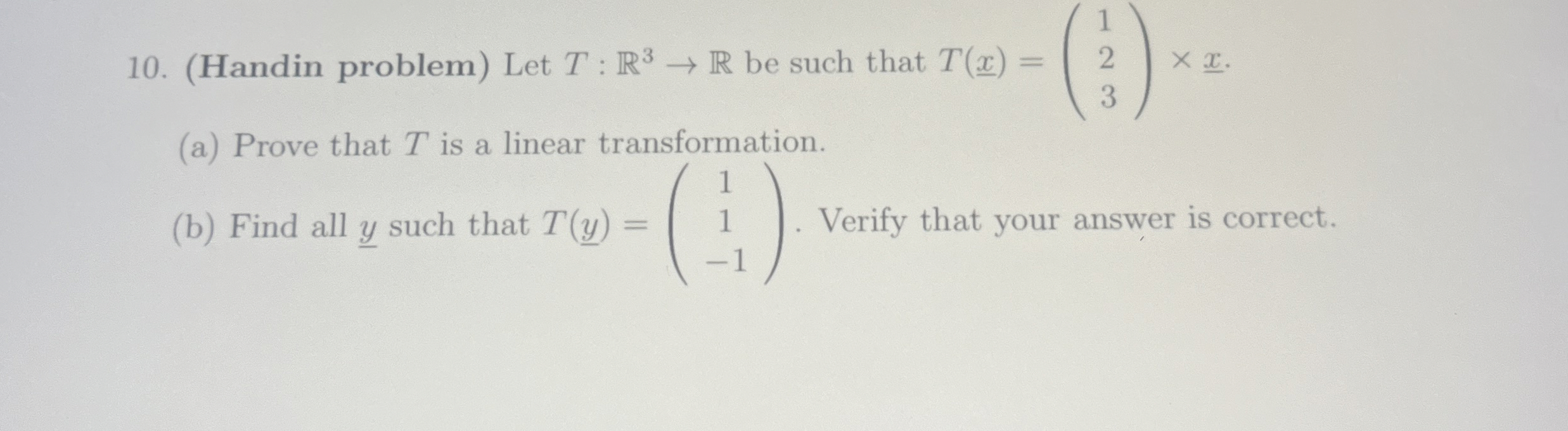 Solved (Handin ﻿problem) ﻿Let | Chegg.com