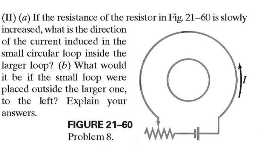 Solved (II) (a) ﻿If the resistance of the resistor in Fig. | Chegg.com