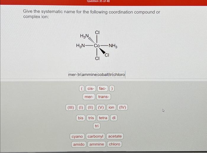 Solved Give the systematic name for the following | Chegg.com