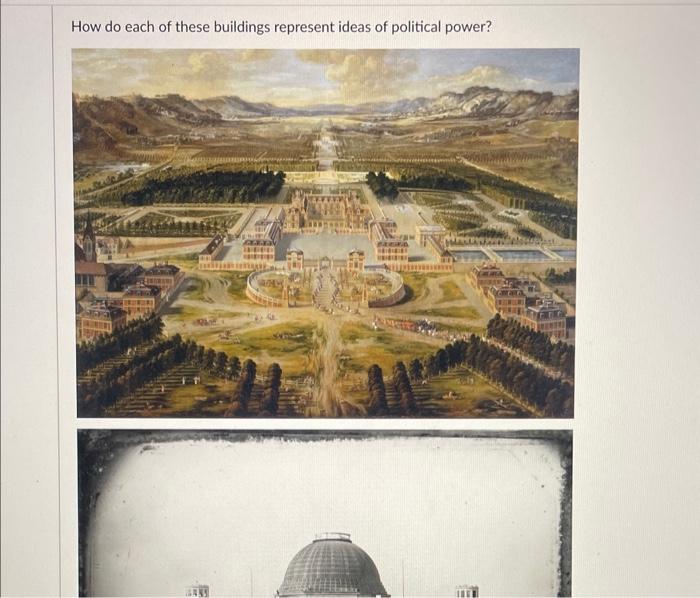 How do each of these buildings represent ideas of | Chegg.com