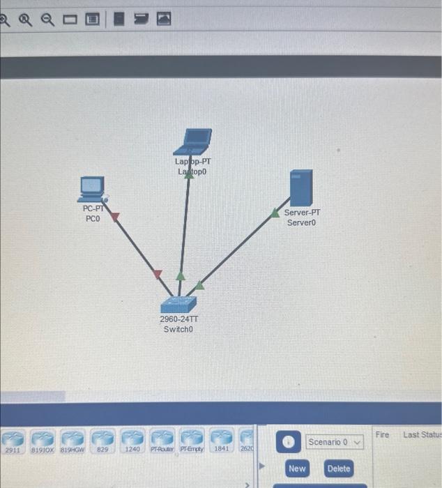 Solved The Laptop cannot ping the server. Why? The Laptop | Chegg.com