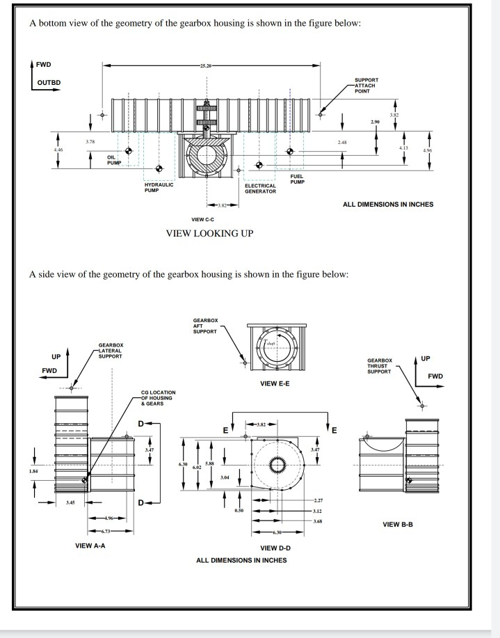 Conceptual Accessory Gearbox Design Objective: An | Chegg.com