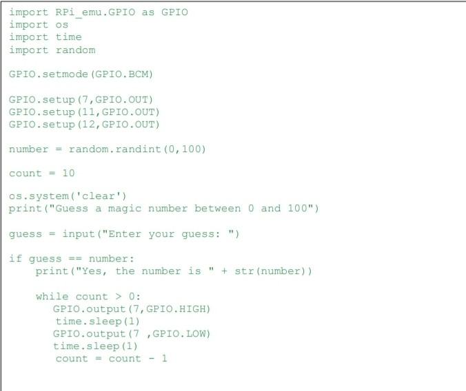 Solved import RPi emu. GPIO as GPIO import os import time | Chegg.com