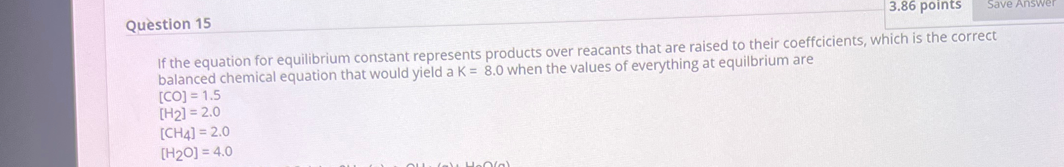 Solved Quèstion 153.86 ﻿pointsSave AnswerIf the equation for | Chegg.com
