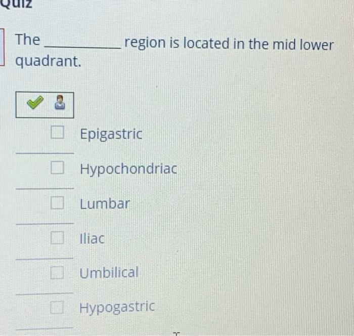 Solved The quadrant. region is located in the mid lower | Chegg.com