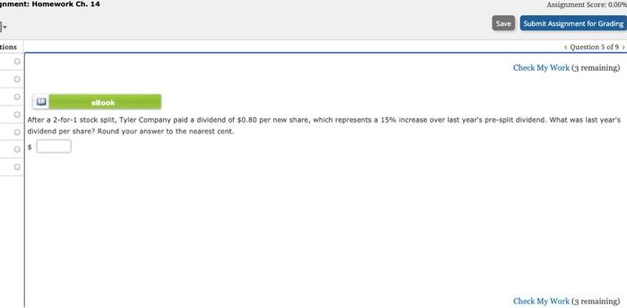 Solved onment: Homework Ch. 14 Assignment Score: 0.00% Save | Chegg.com