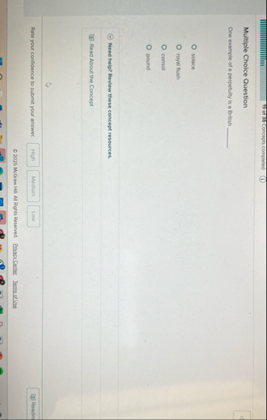 Solved Ty of 38 ﻿Concepts completedMultiple Choice | Chegg.com